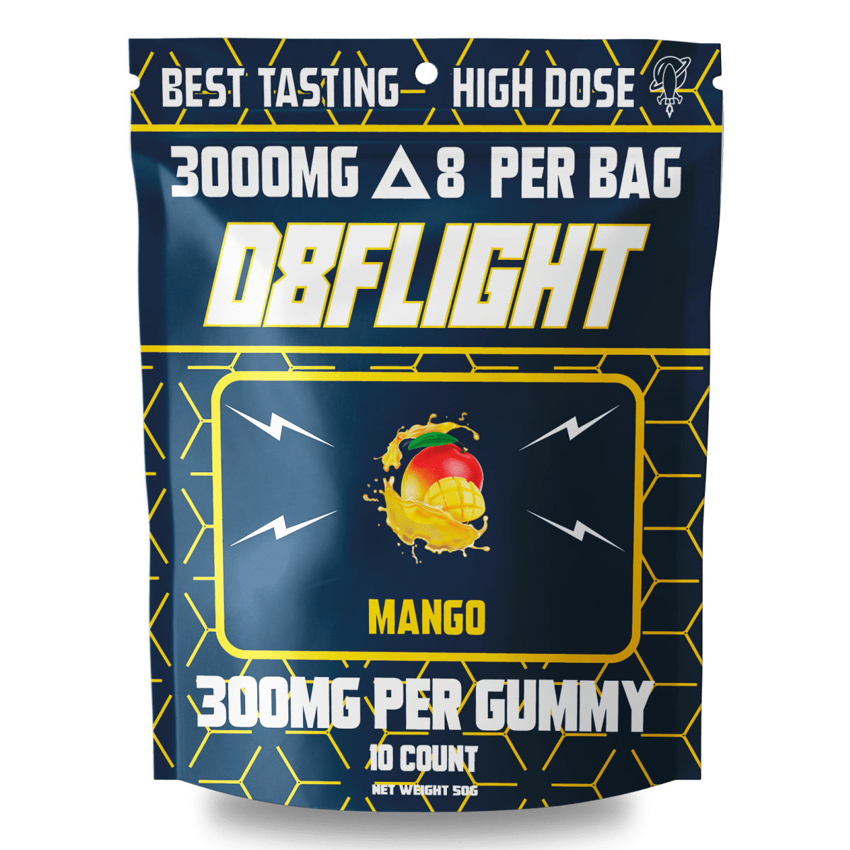 3000MG High Dose Gummies – Mango Flavor - HIGH LIFE AU